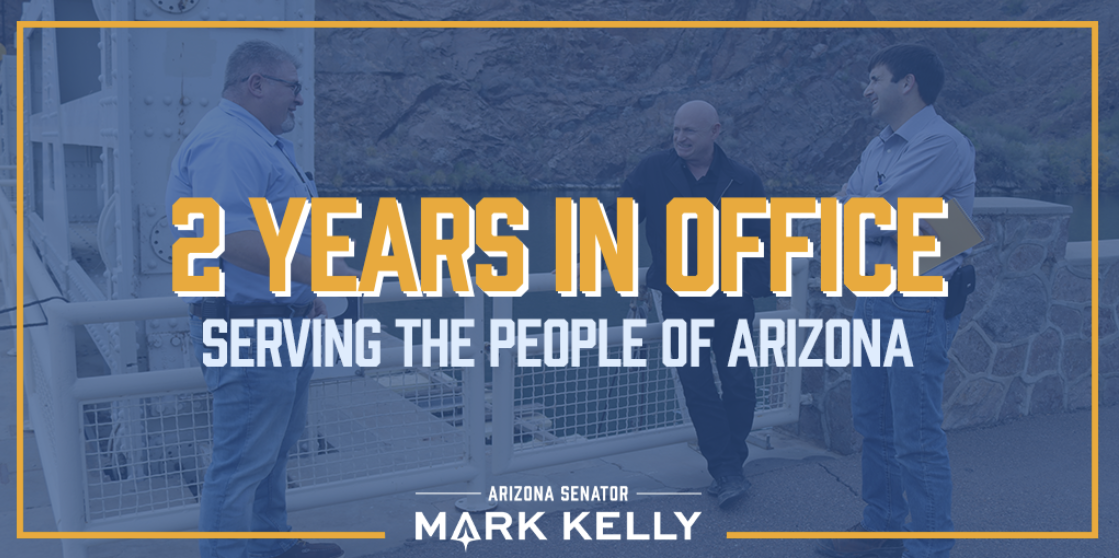 Senator Kelly Reflects on Two Years in Office - Senator Mark Kelly