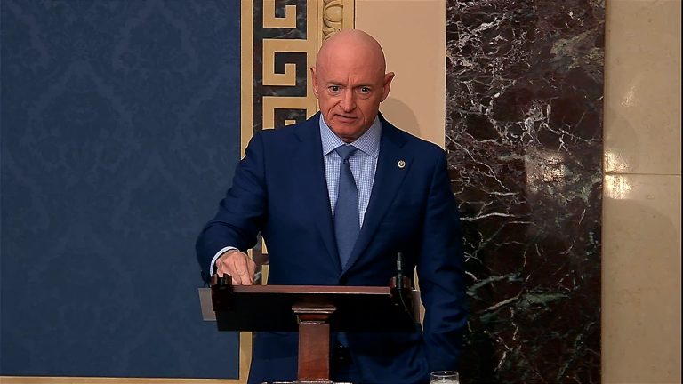 WATCH: On Senate Floor, Kelly Stands Up to Hegseth’s Unconstitutional ...